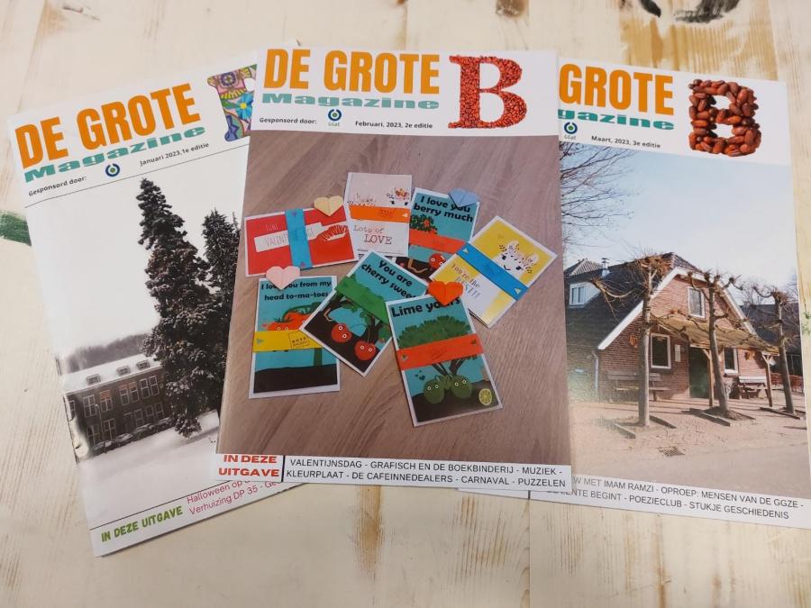Magazine De Grote B: voor en door cliënten | GGzE
